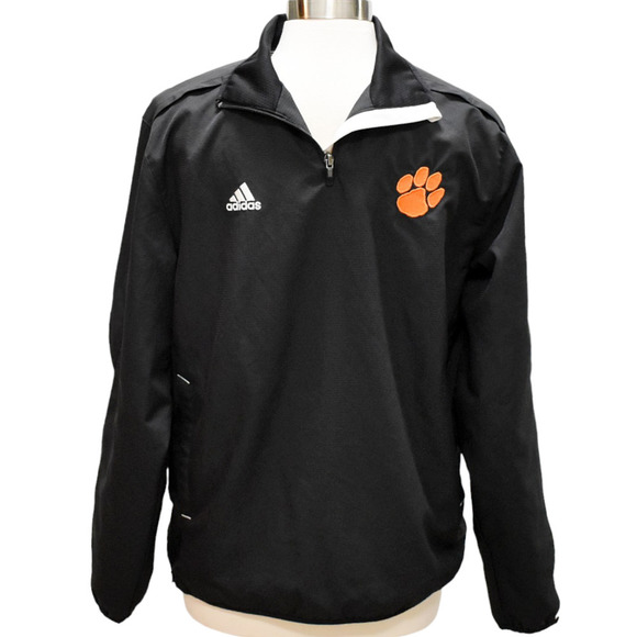 adidas | Jackets & Coats | Vintage Adidas Clemson Tiger Blackwhite ...